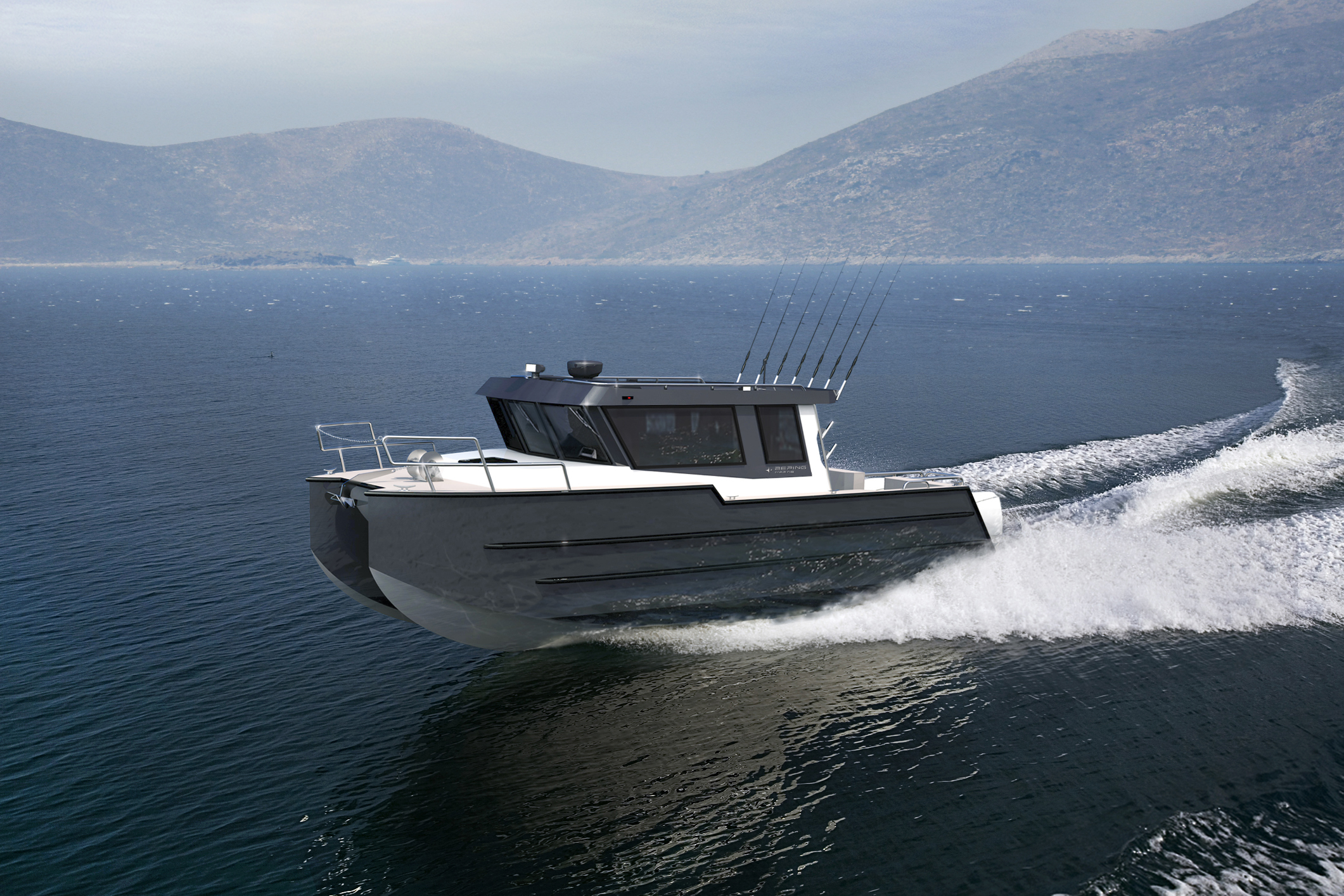 BM 34 Hysucat Hydrofoil Full Cabin Fast Sport Fisher | Bering Marine